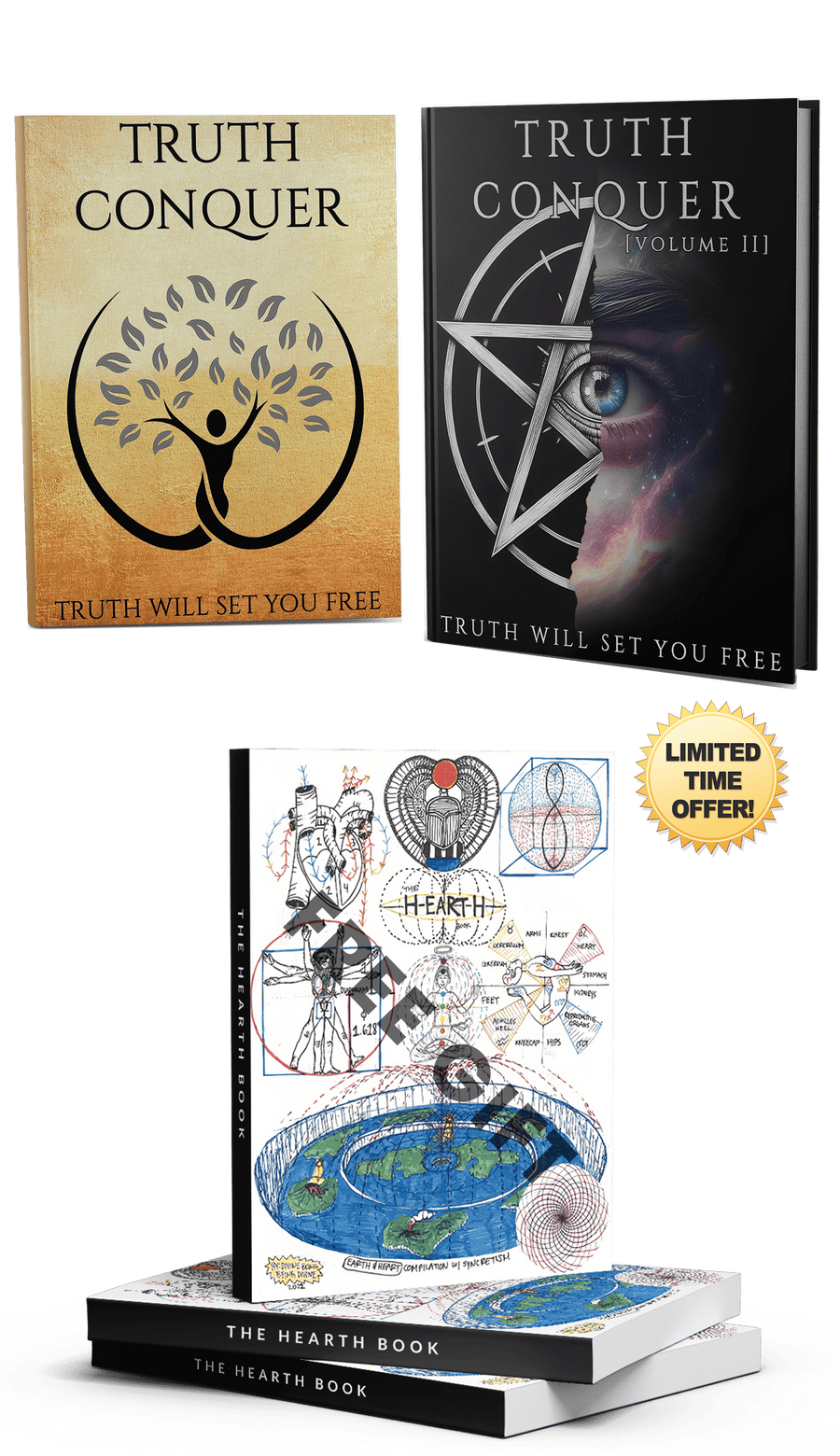 TRUTH CONQUER VOL 1,2 + FREE HEARTH EBOOK – TRUTH CONQUER™